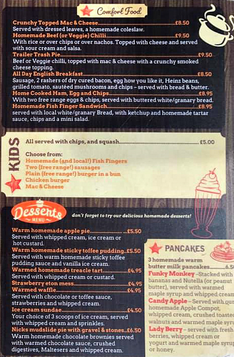 Menus – The Custom Cafe