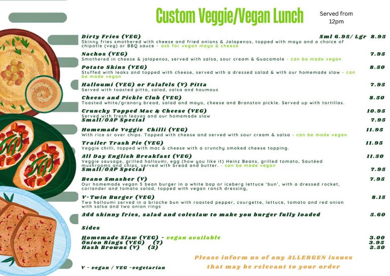 Menus – The Custom Cafe